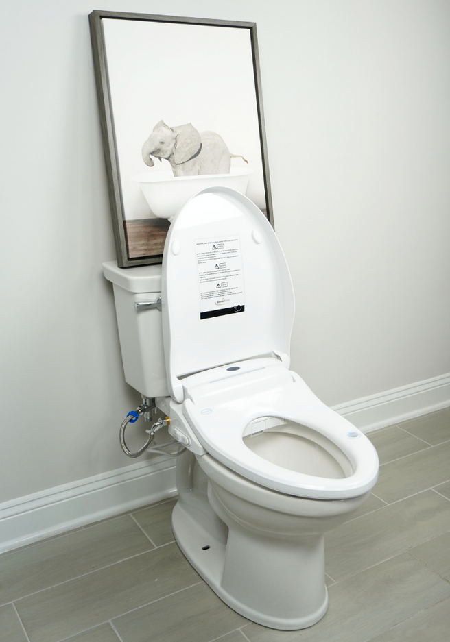 Elongated Smart Bidet (Electric with Remote Control). – GenieBidet